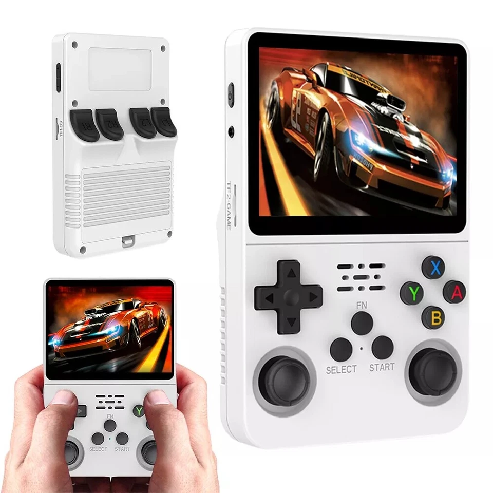 Handheld Game Console with Game Card - White– salelink.co.nz