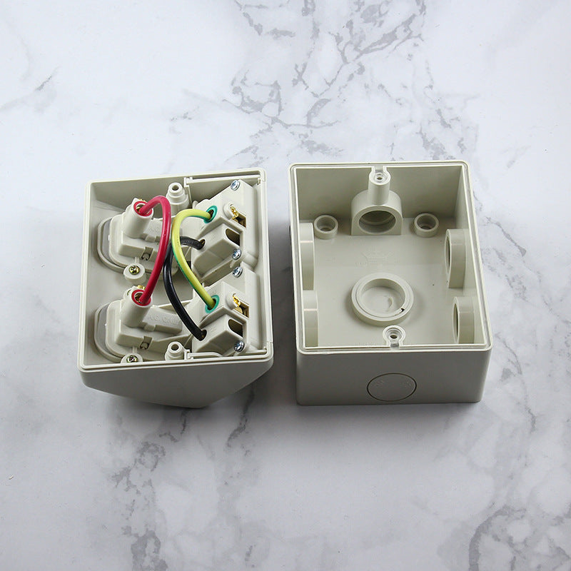 Weatherproof Double GPO Power Point Outlet 10Amp IP53– salelink.co.nz