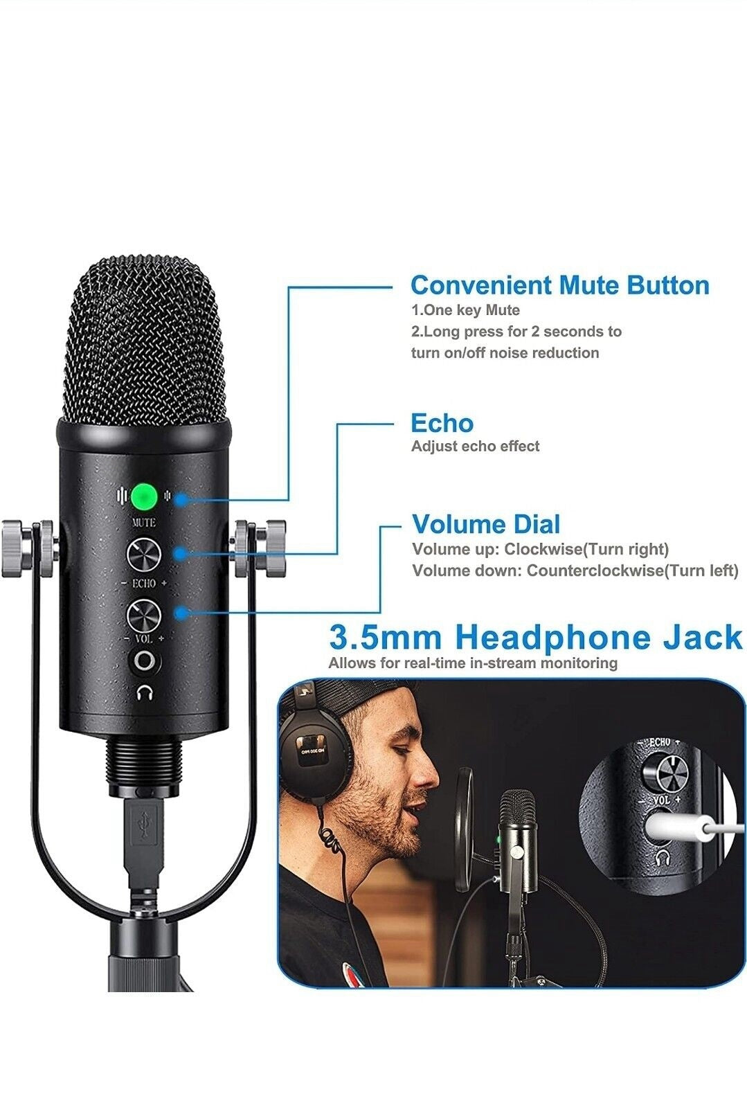 USB Microphone Set– salelink.co.nz