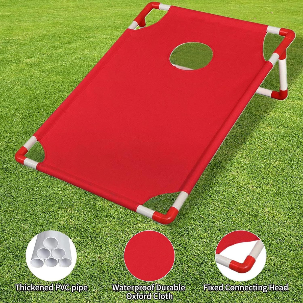 Portable Sandbag Toss Game Set Red– salelink.co.nz