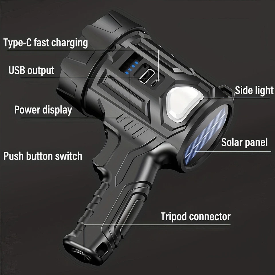 LED Handheld Torch Spotlight– salelink.co.nz