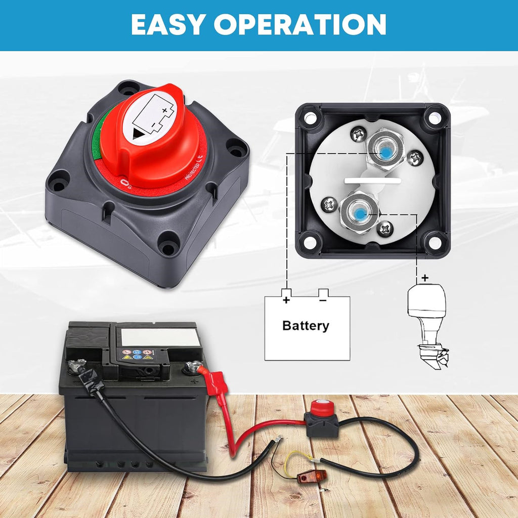 Battery Isolator Switch 12V On/Off– salelink.co.nz