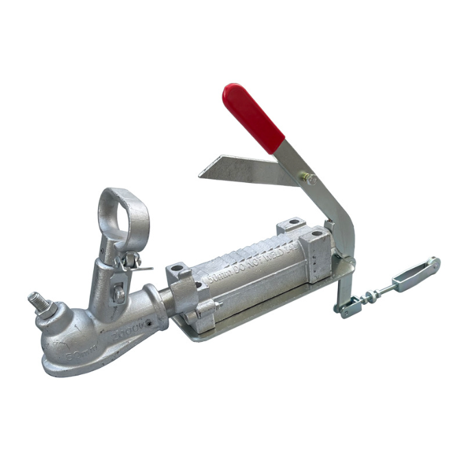 2000KG Rated 50MM Trailer Coupling Hitch Caravan Trailer Parts 4 Hole ...