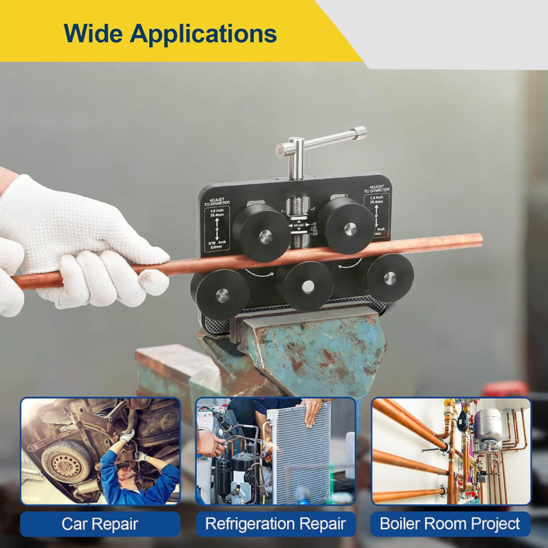 Tube Straightener Pipe Adjuster Aluminum for Copper Tubing Alignment T ...