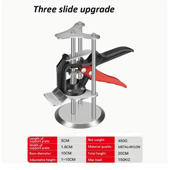 Tile Lifter - Durable Tripod Column Height Adjuster with Enhanced Stee ...