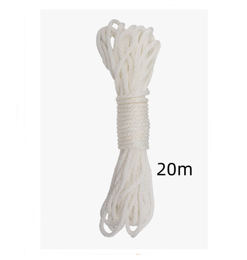 4-Wheel Metal Block Tackle Pulley System 20m– salelink.co.nz