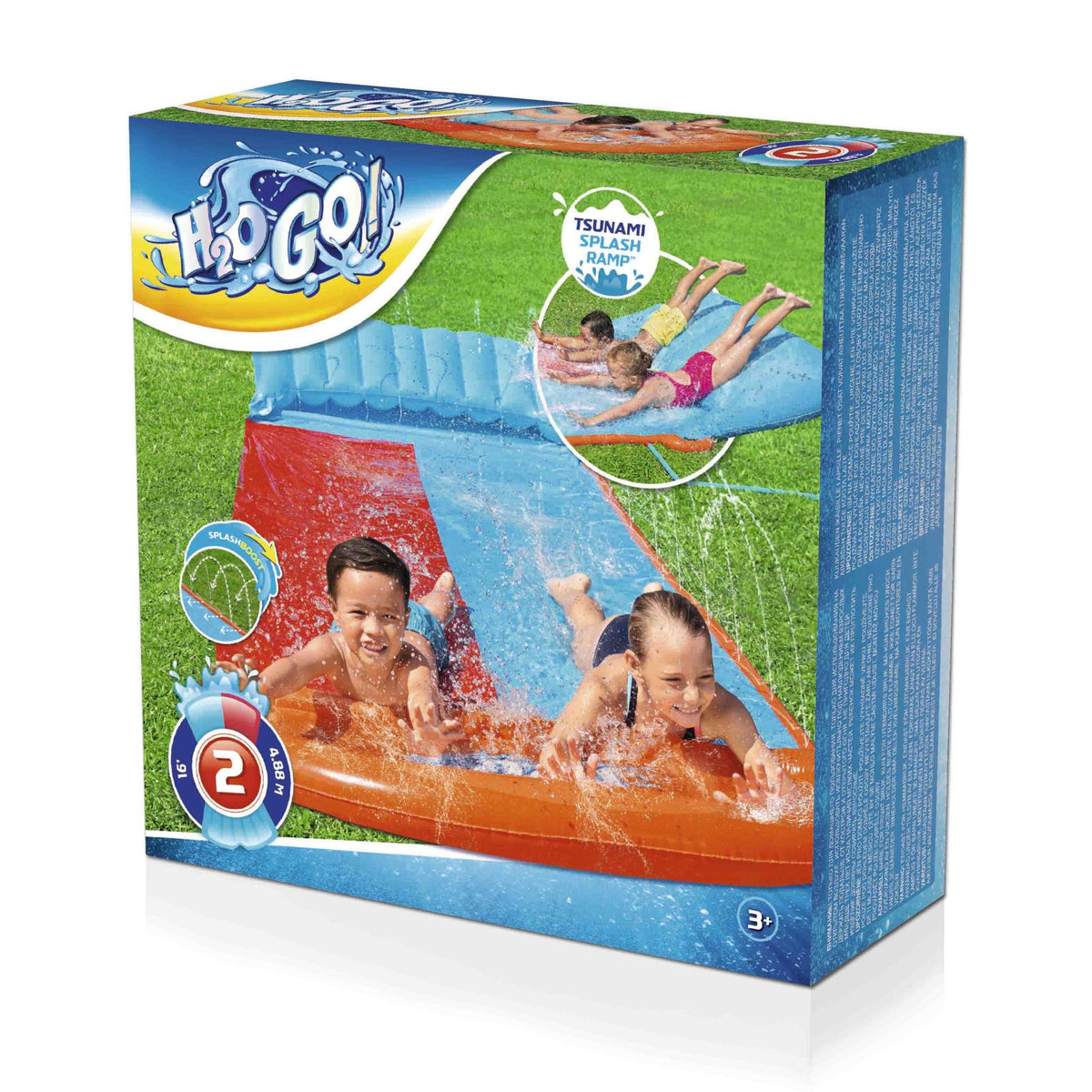 Bestway 4.88m Double Lane Inflatable Water Slide– salelink.co.nz