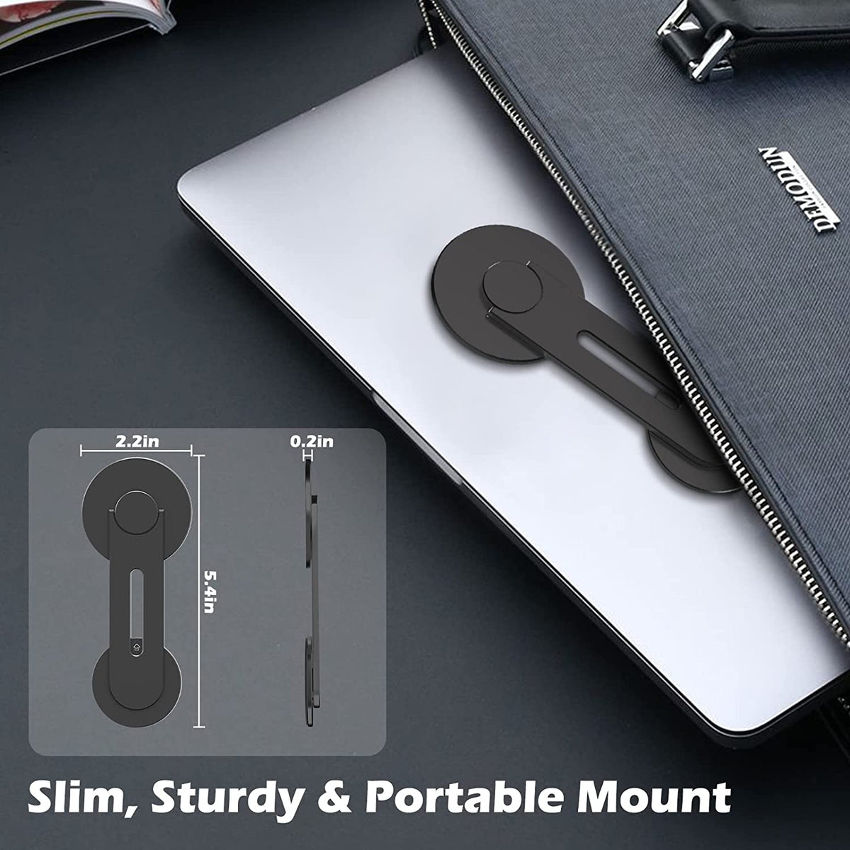 New Magnetic Laptop Phone Holder Gray– salelink.co.nz