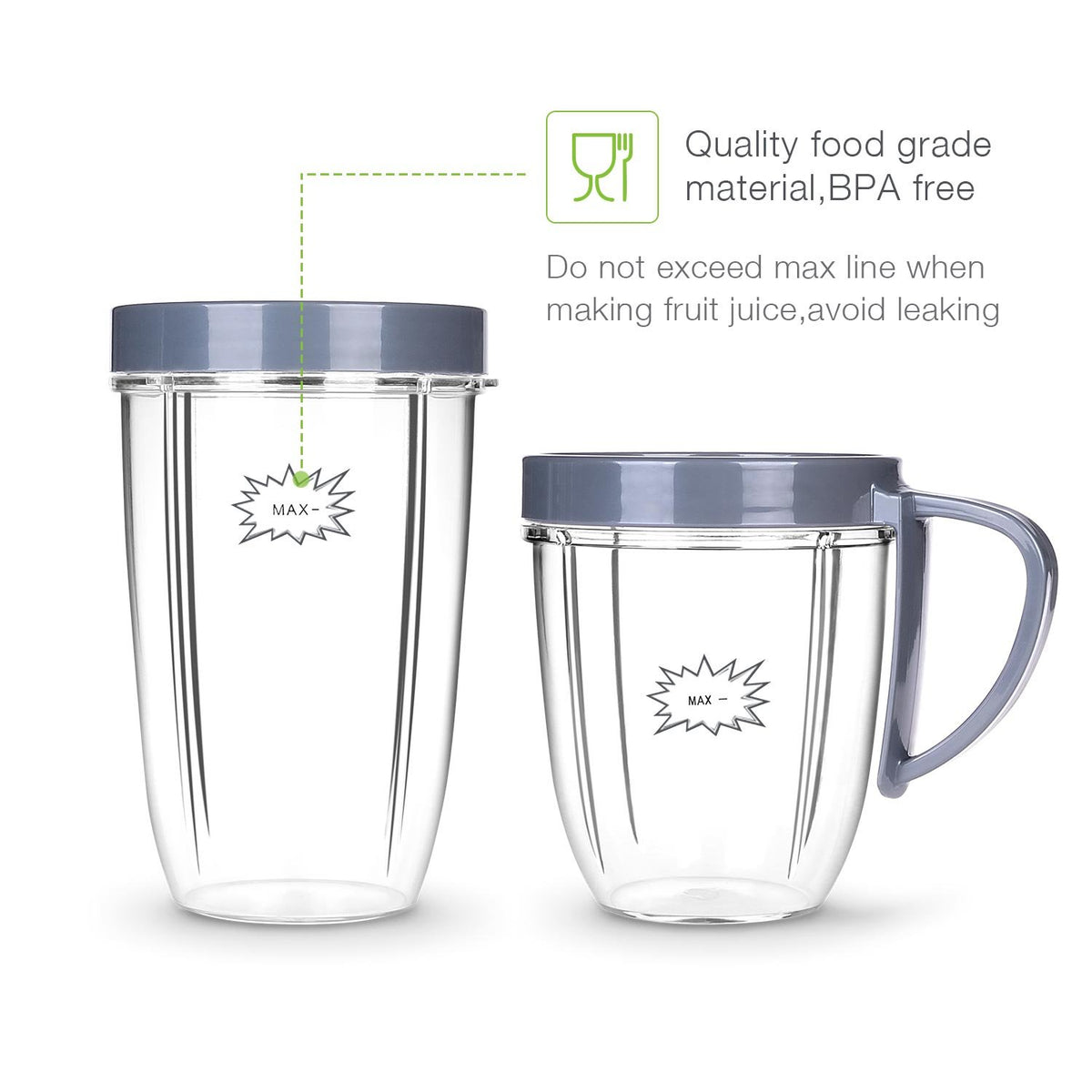 Deluxe Upgraded Accessory Kit for NutriBullet– salelink.co.nz