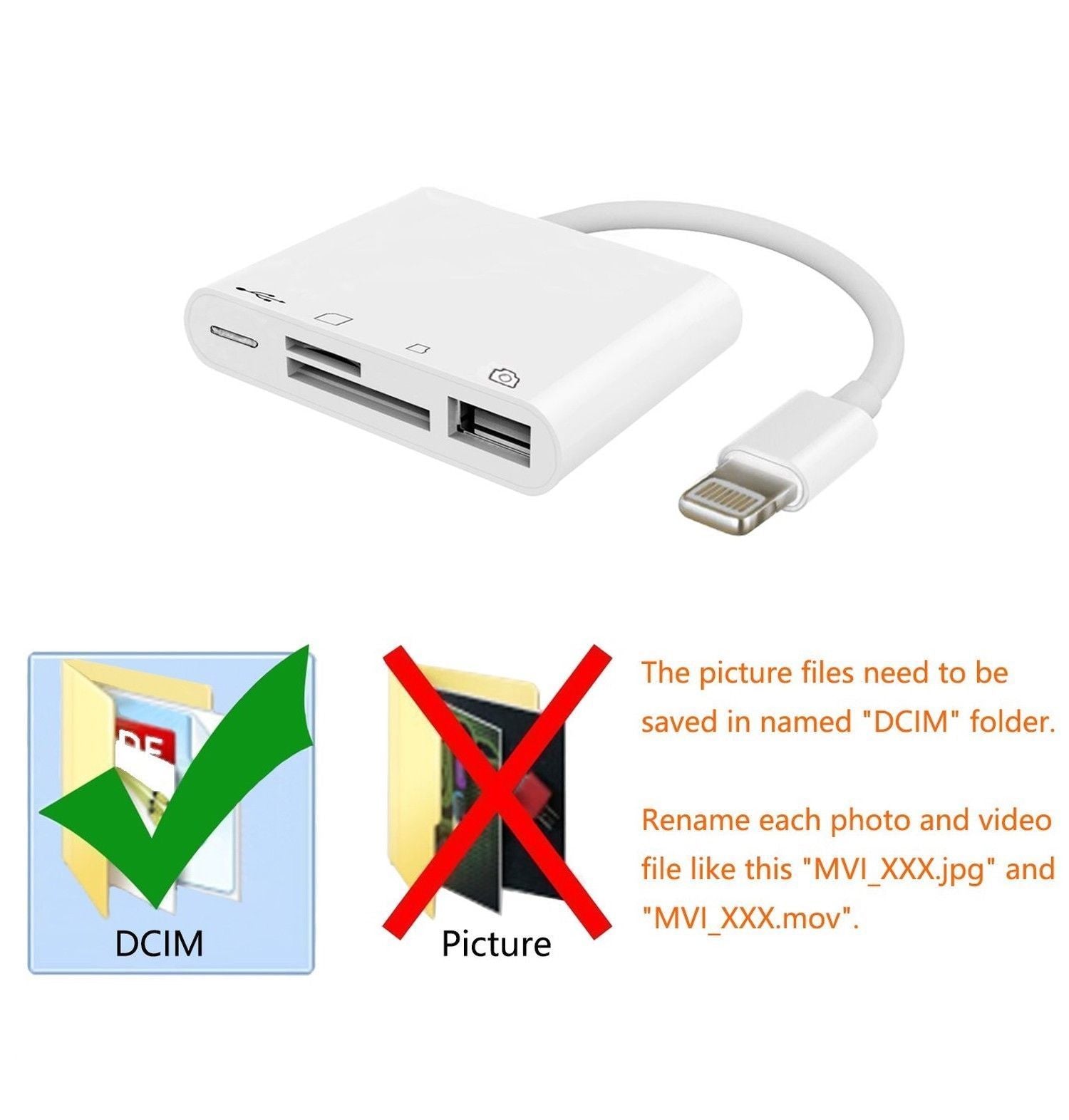 4 in 1 Camera Card Reader– salelink.co.nz