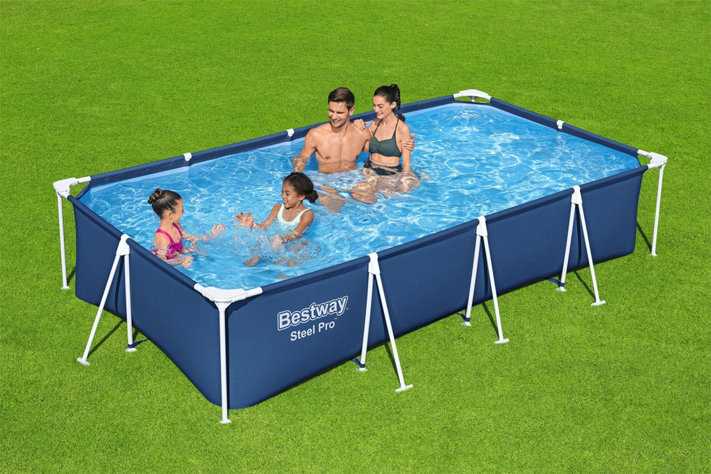 Bestway Steel Pro Swimming Pool 4.00m x 2.11m x 81cm– salelink.co.nz