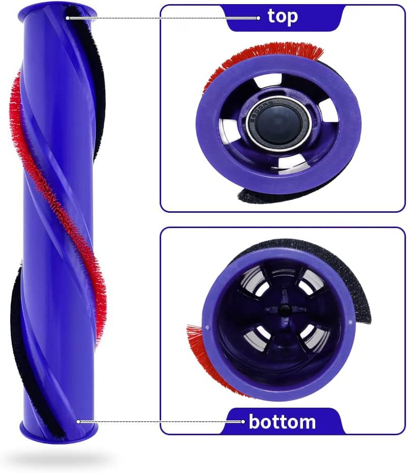 Brush Roller Brushbar Replacement For Dyson V6 V7 (4 Prong, No Screw ...