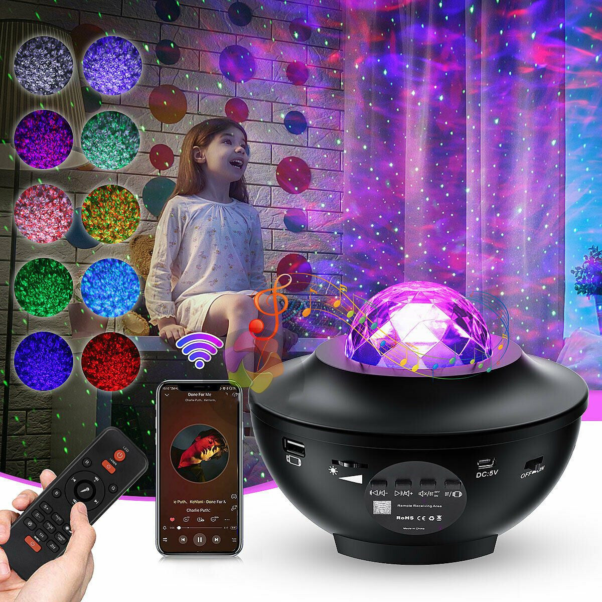 LED Galaxy Starry Night Light Galaxy Projector Light– salelink.co.nz