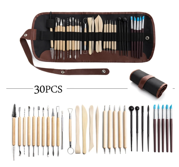 30Pcs Clay Sculpting Carving Pottery Tool Set– salelink.co.nz