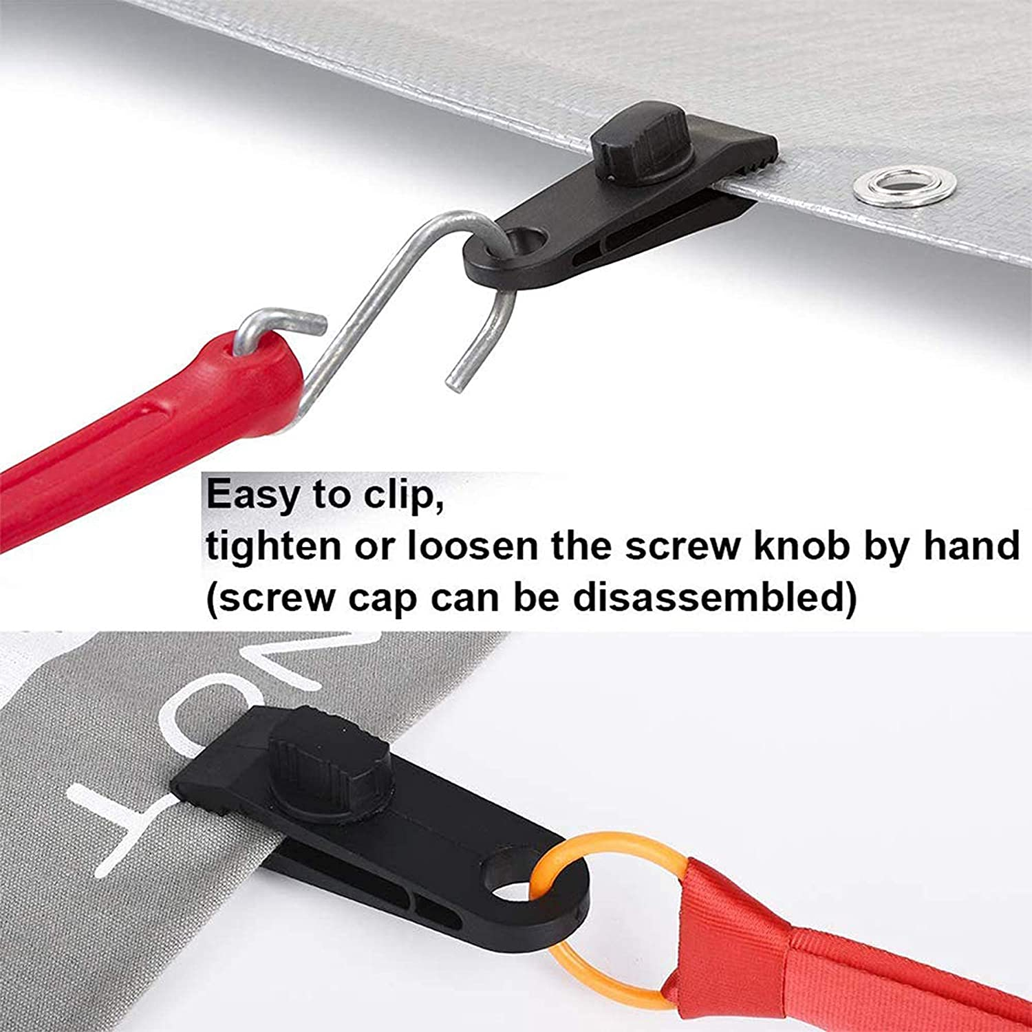 Tarp Clips Camping Tent Clamps– salelink.co.nz