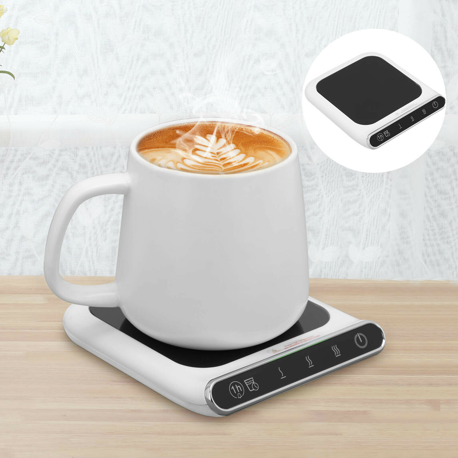 Smart USB Coffee Mug Warmer Tea Milk Cup Heater Pad Heating Plate Offi ...
