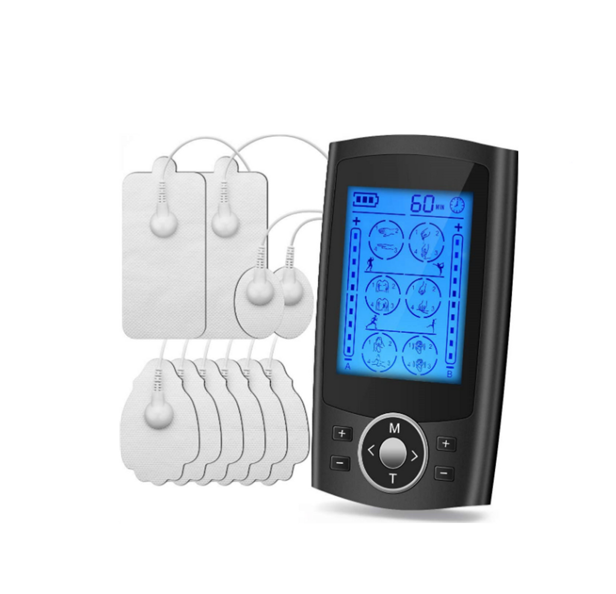 TENS Massager Machine with 24 Massage Modes & 10 Pads– salelink.co.nz