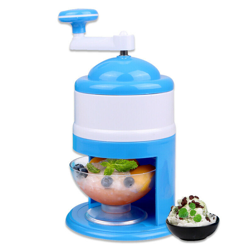 Manual Ice Shaver Machine Hand Crank Premium Ice Crusher Snow Cone Mak ...