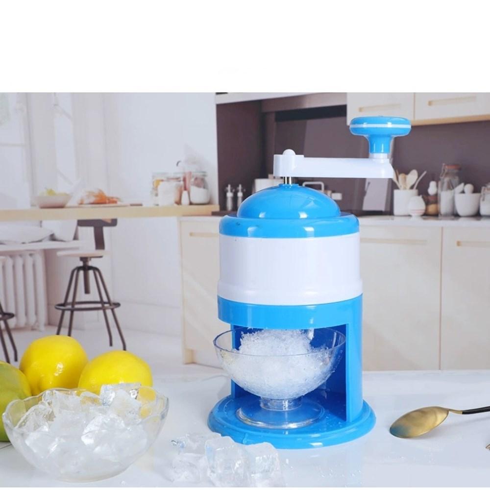 Manual Ice Shaver Machine Hand Crank Premium Ice Crusher Snow Cone Mak ...