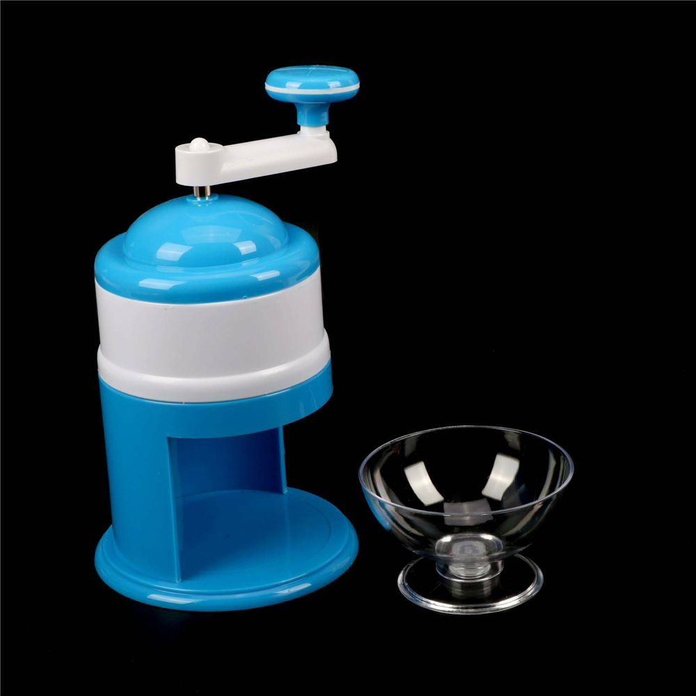 Manual Ice Shaver Machine Hand Crank Premium Ice Crusher Snow Cone Mak ...