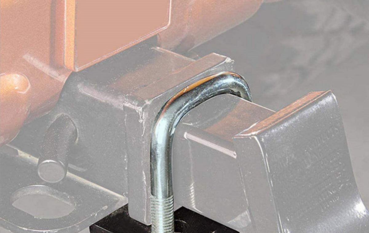 Anti Rattle Stabilizer Tightener Trailer Tow Bar Hitch Clamp Tongue Br ...