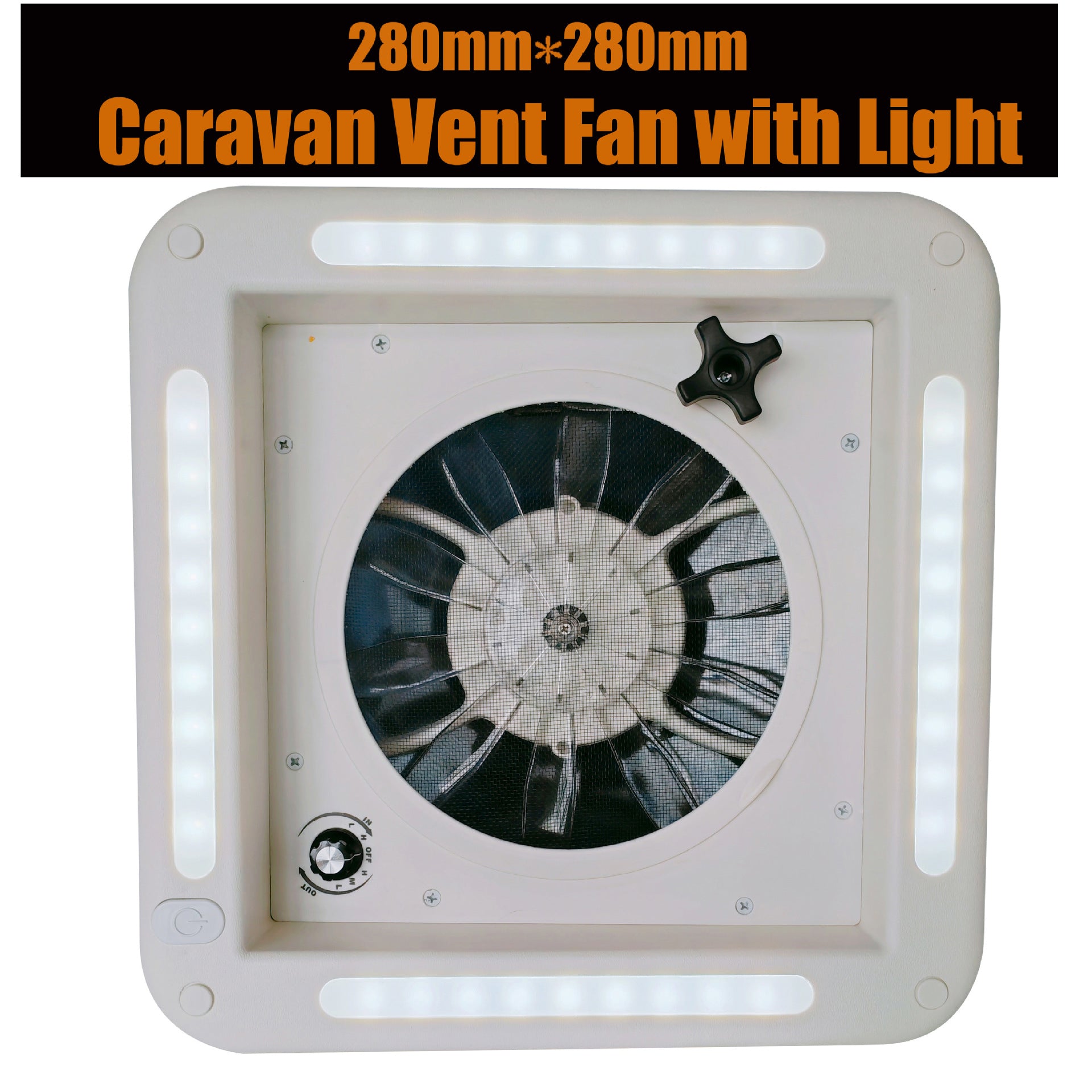 Caravan Roof Vent Fan with Light– salelink.co.nz