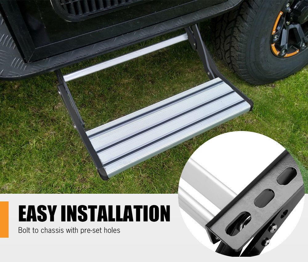 Caravan Step Aluminium Pull Out Folding Caravan Step Camper Trailer Mo ...