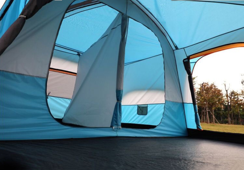 Camping Tent 8-12persons 430x305x203cm Blue– salelink.co.nz