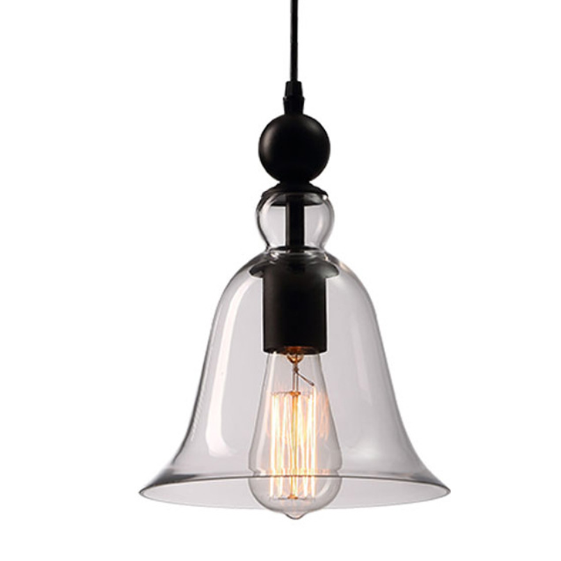 Glass Bell Pendant Hanging Light Lamp Vintage Lamp– salelink.co.nz