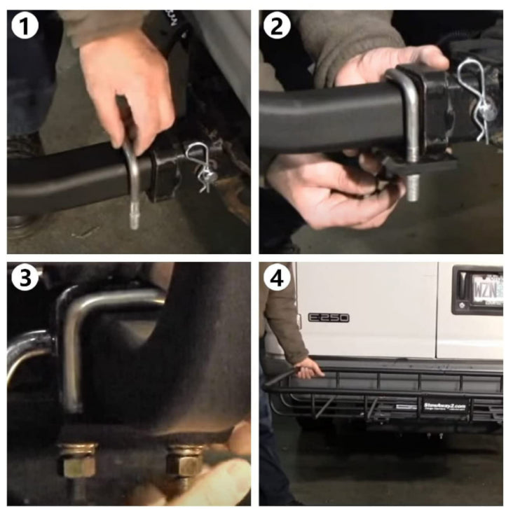 Anti Rattle Stabilizer Tightener Trailer Tow Bar Hitch Clamp Tongue Br ...