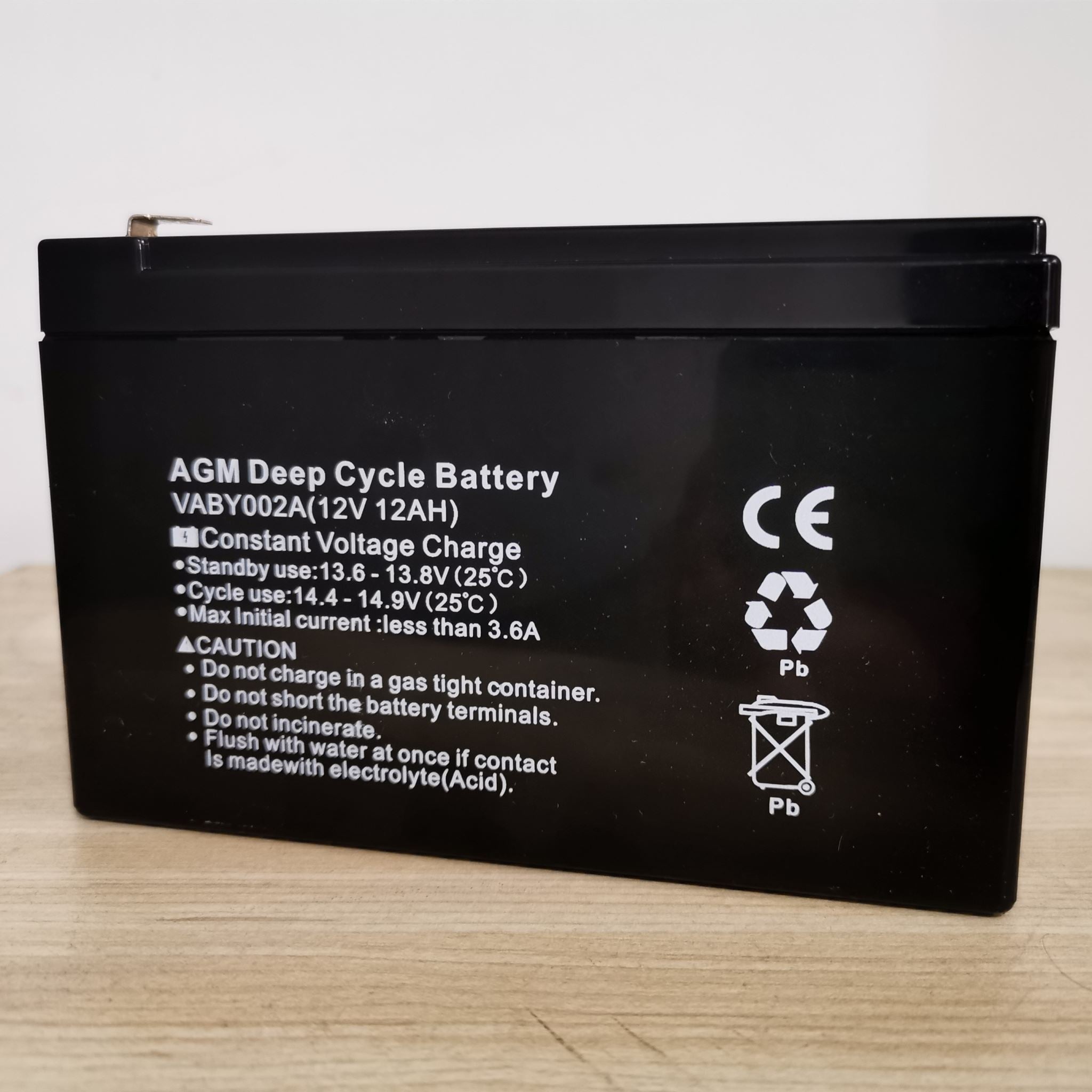 12V 12AH AMP Hour Battery AGM SLA Deep Cycle Dual Fridge Solar Power 1 ...