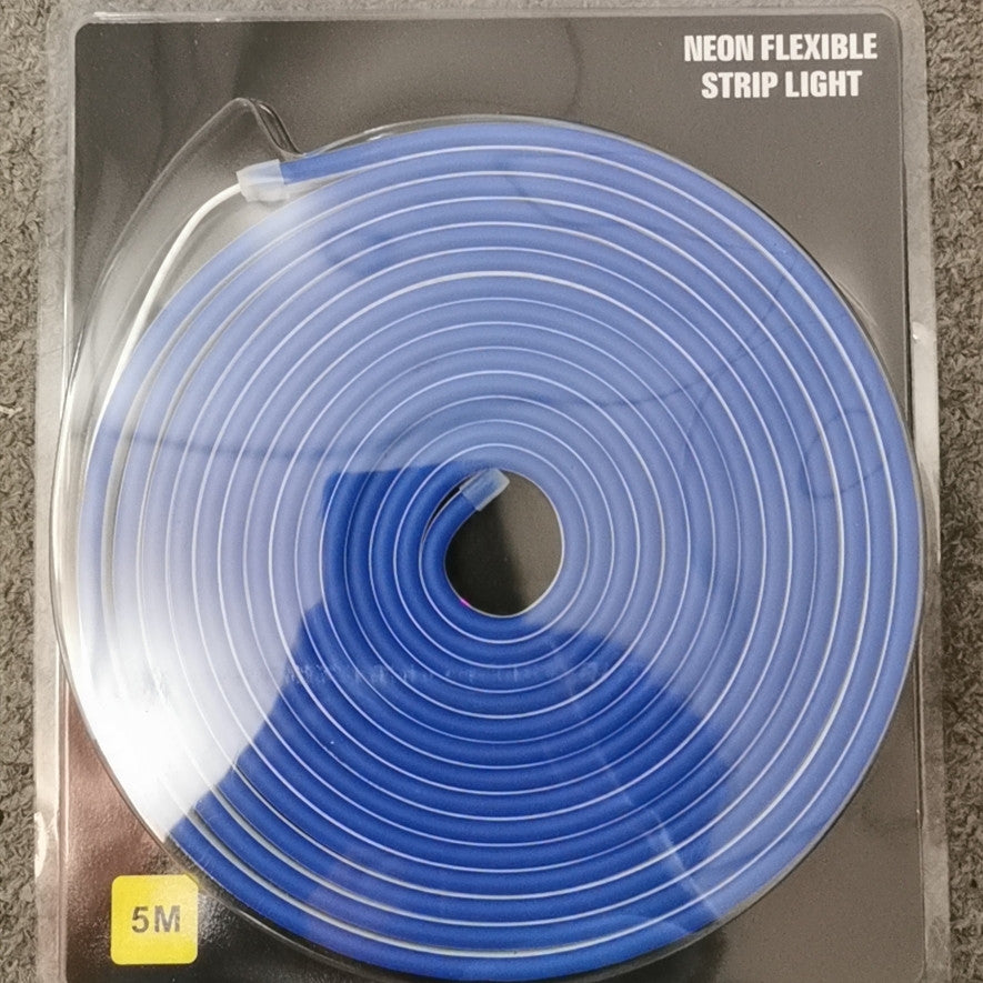 Blue DC 12V Flex LED Strip Neon Rope Light Silicone– salelink.co.nz