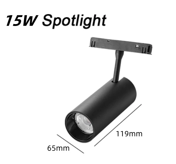 LED 15W Spot Light Magnetic Track Light Warm White– salelink.co.nz