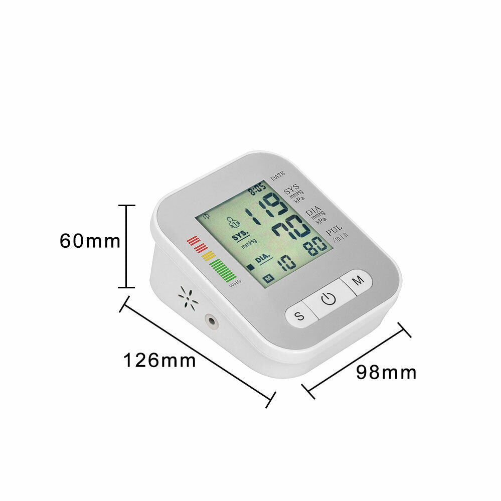 Blood Pressure Monitor Upper Arm Automatic BP Machine Monitor– salelink ...