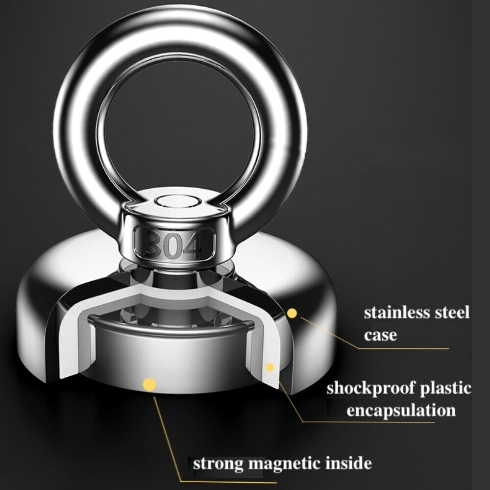 250kg Salvage Recovery Magnet Fishing Kit– salelink.co.nz
