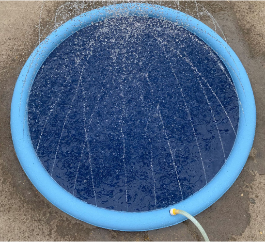 Pet Dog Kids Sprinkler Splash Pad Mat 100cm– salelink.co.nz