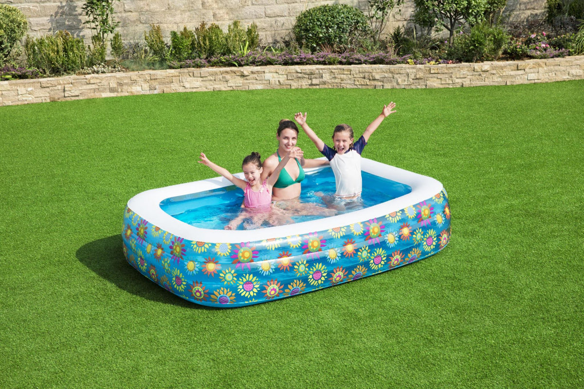 Bestway 229x152x 56CM Kids Play Pool Inflatable Family Pool– salelink.co.nz
