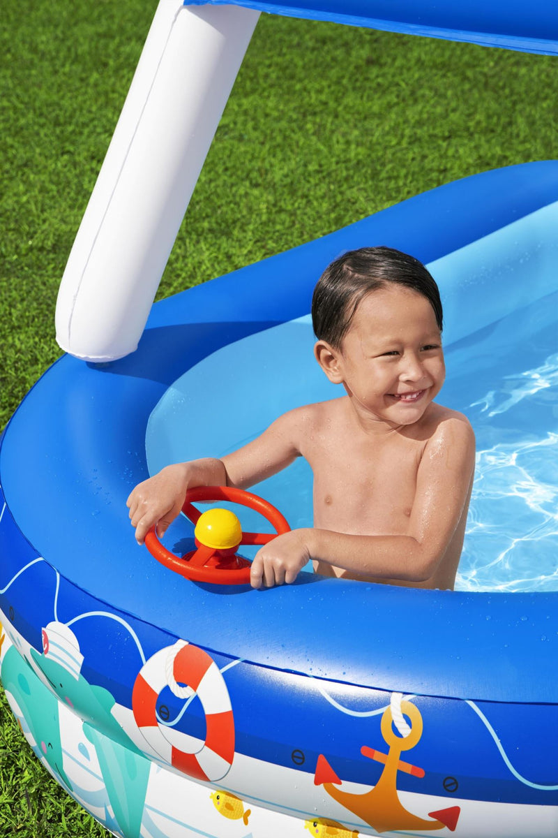 Bestway 213x155x132cm Kids Play Pools Above Ground Inflatable Swimming ...