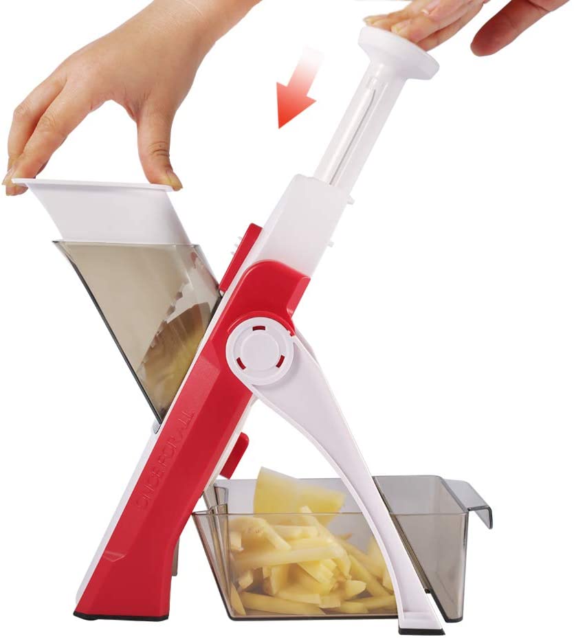 Vegetable Slicer Food Chopper Adjustable Thickness Potato Onion Choppe ...
