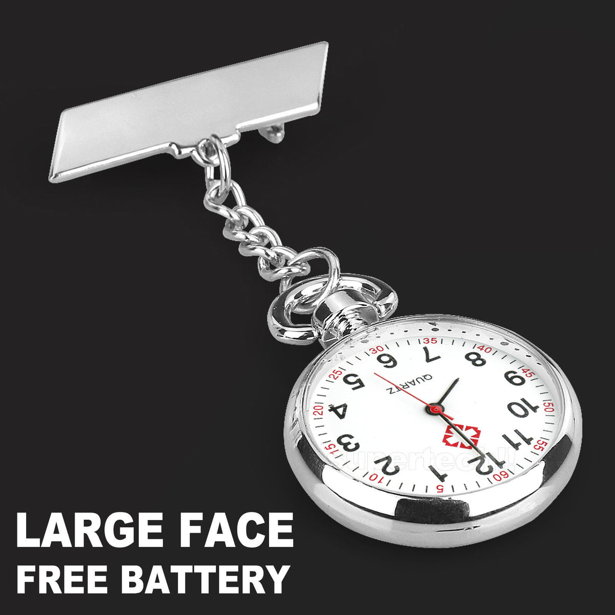 Silver Nurse Nursing Pendant Pocket Fob Brooch Watch– salelink.co.nz