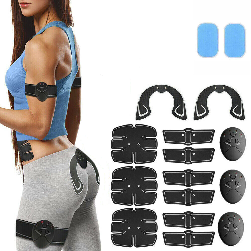 EMS Muscle Stimulator Training Gear ABS Ultimate Hip Trainer Body Exer ...