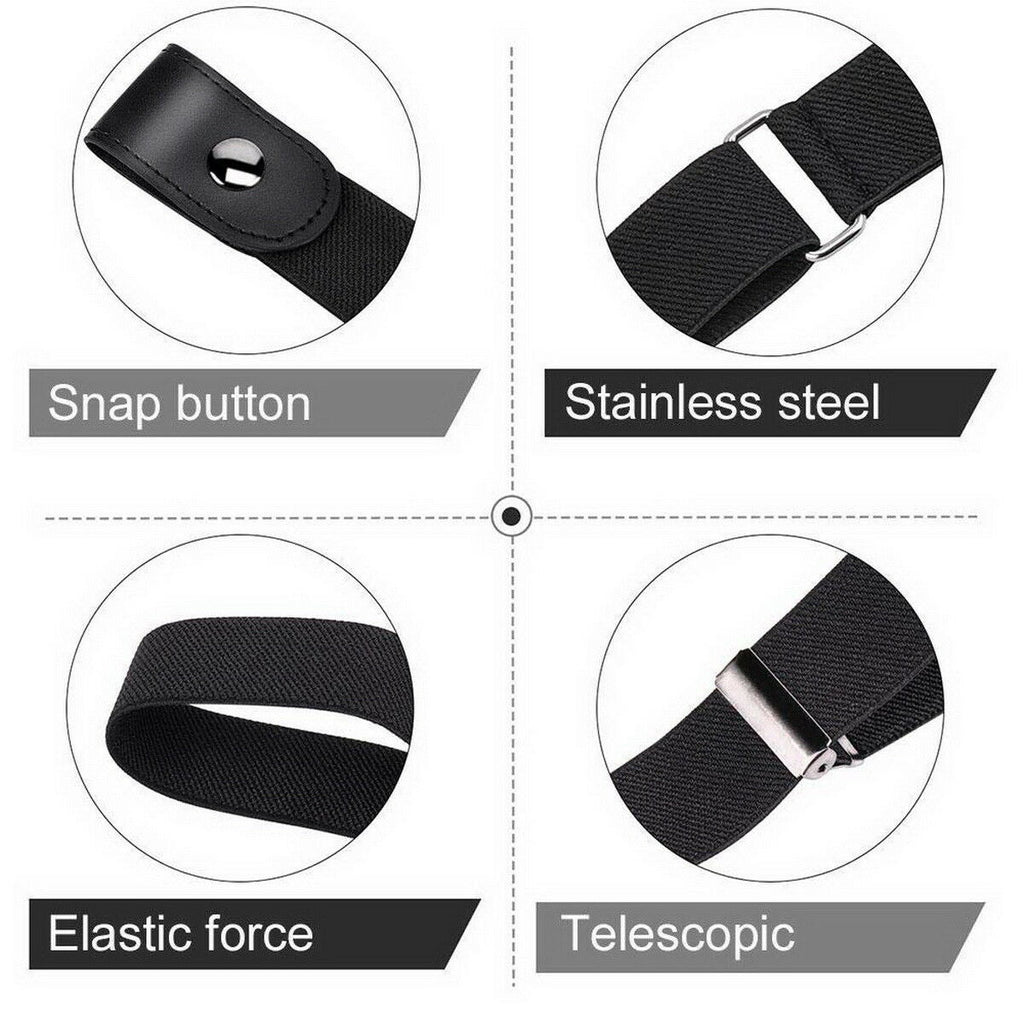 Buckle-free Elastic Comfortable Invisible Belt No Bulge Hassle ...