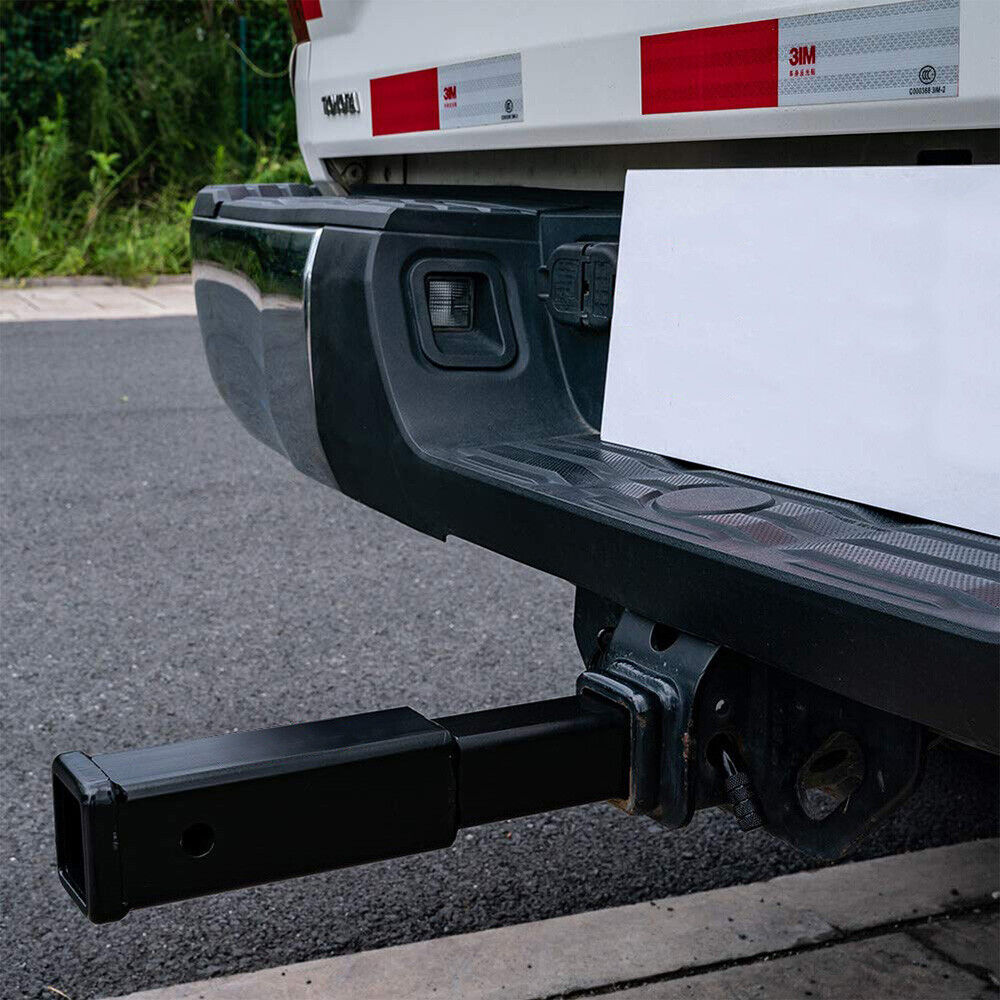12" Inch Hitch Extender Extension Tow Bar Trailer 4WD Car 2" Receiver ...