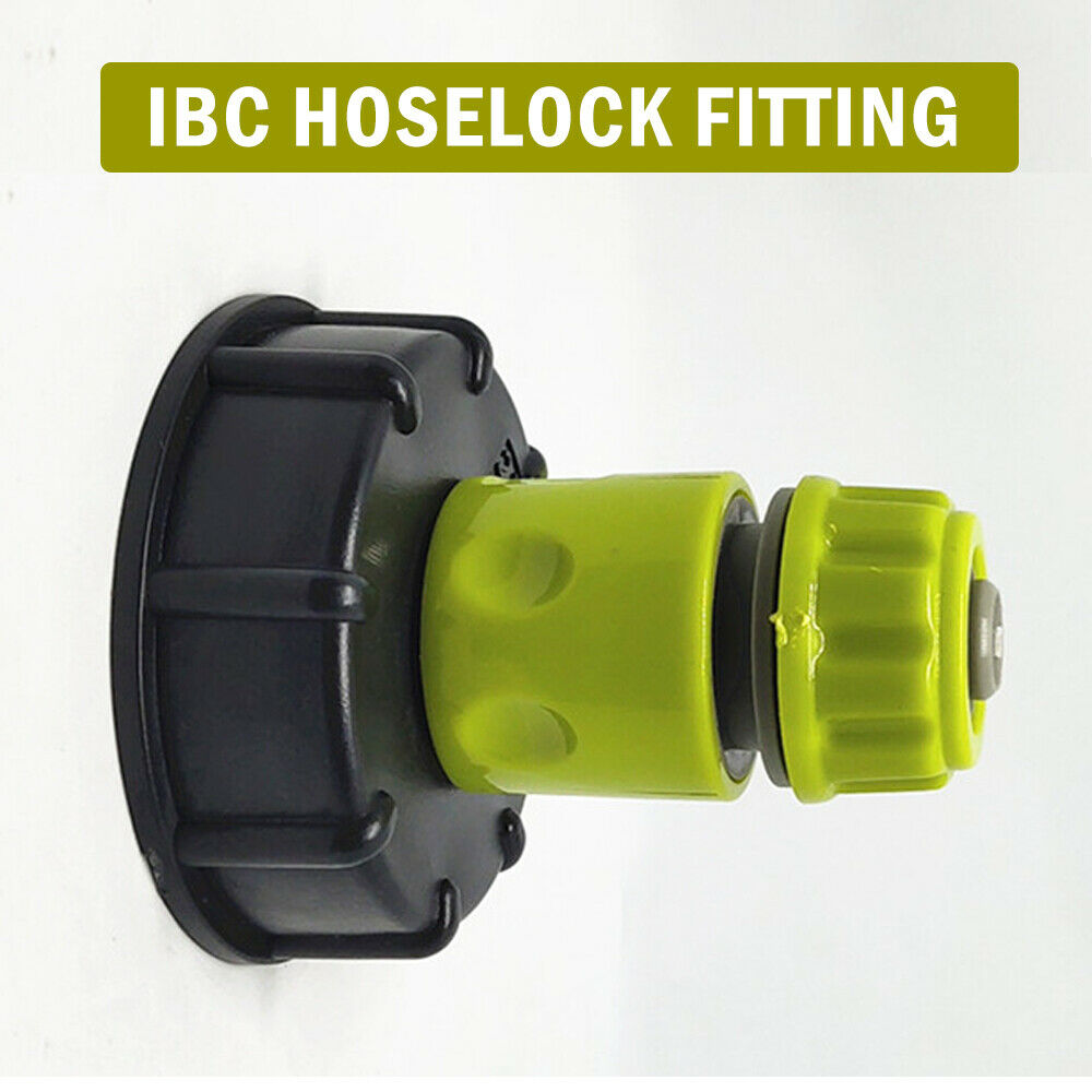 IBC Fitting Tool Tank Adapter Garden Water Tap Valve Hose Connector Ad ...