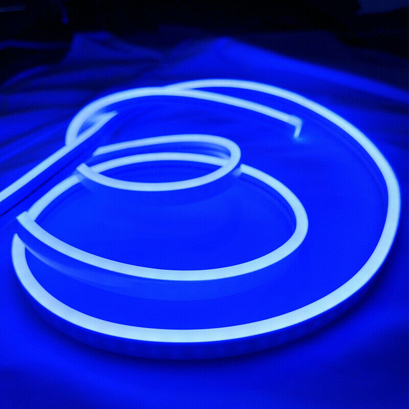 Blue DC 12V Flex LED Strip Neon Rope Light Silicone– salelink.co.nz