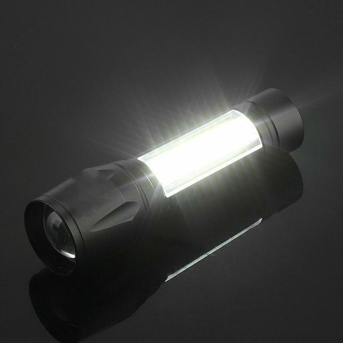 COB LED Mini Flashlight Torch Zoom– salelink.co.nz