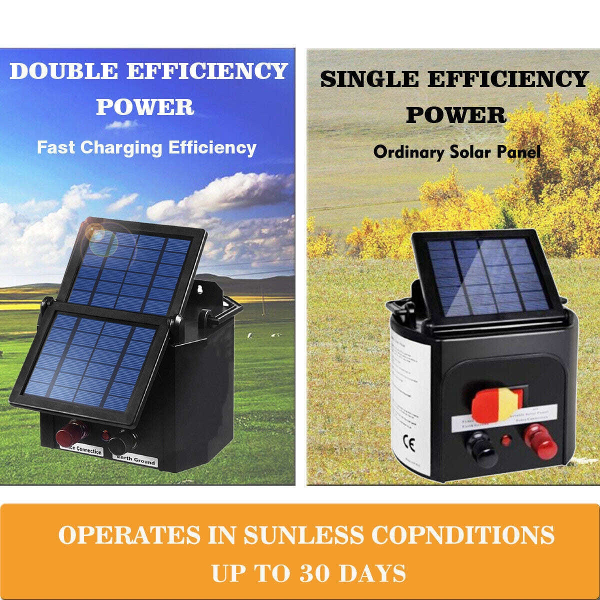 8km Solar Electric Fence Energiser– salelink.co.nz