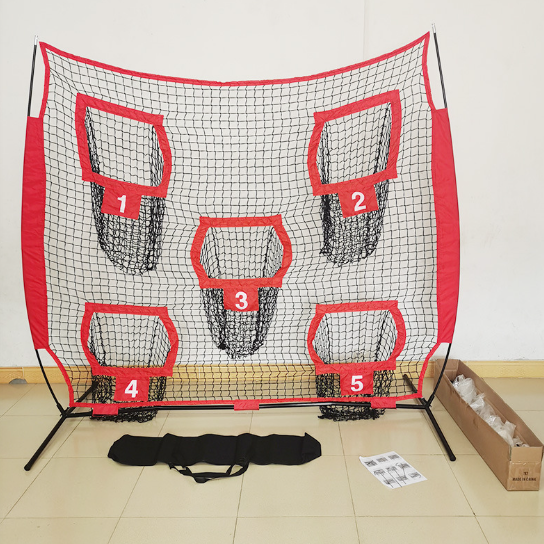213x213cm Football Trainer Throwing Net for Improving QB Throwing Accu ...