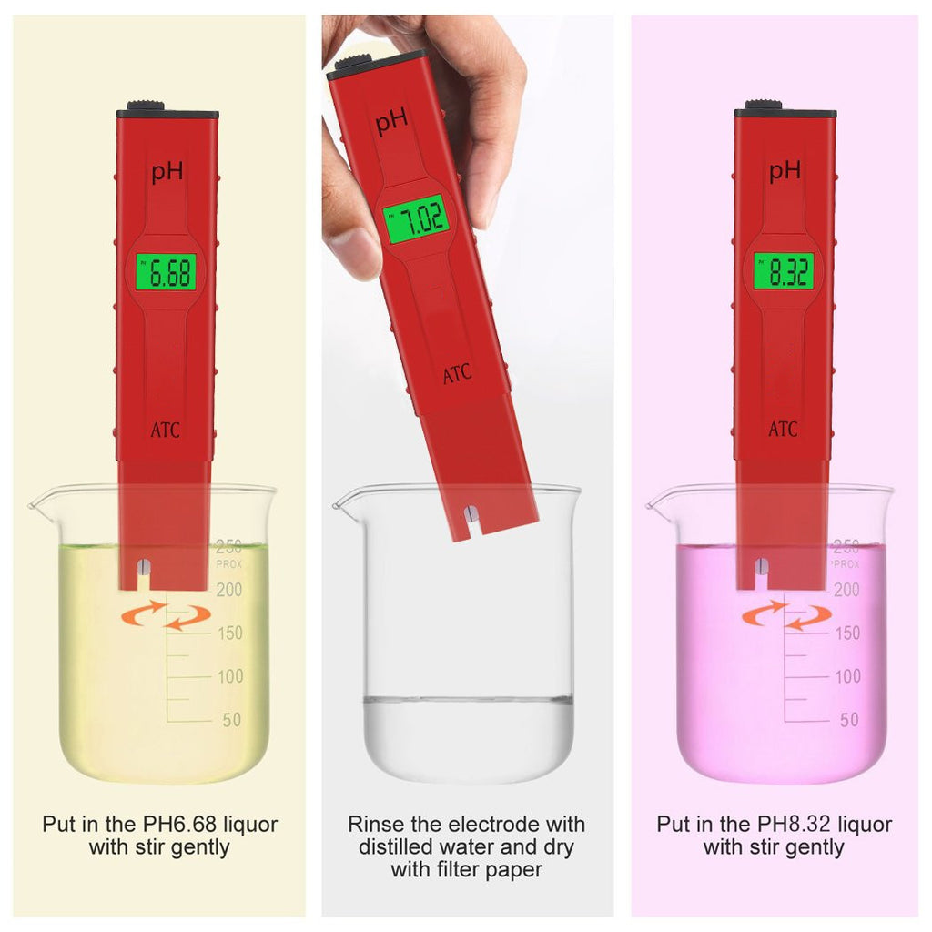PH Meter Tester Digital Automatic Water PH Meter Hydroponics Pen ...