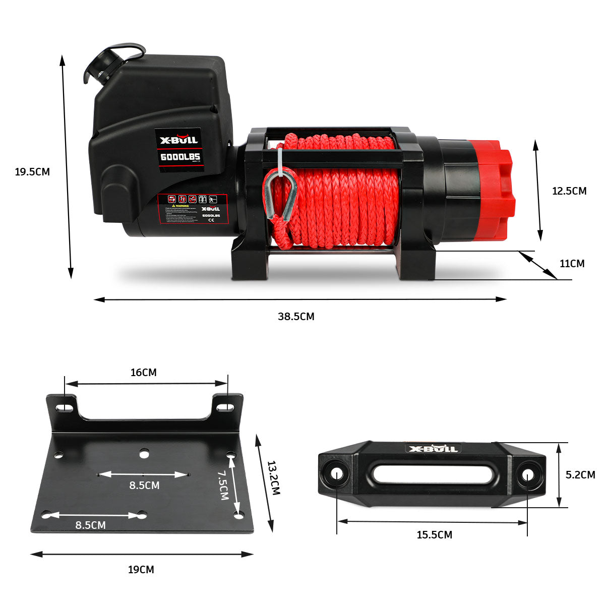 X-BULL Electric Winch 6000LBS– salelink.co.nz